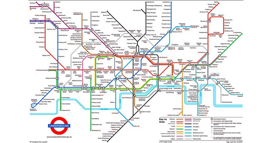 Engora Data Blog: A masterclass in information visualization: the tube map