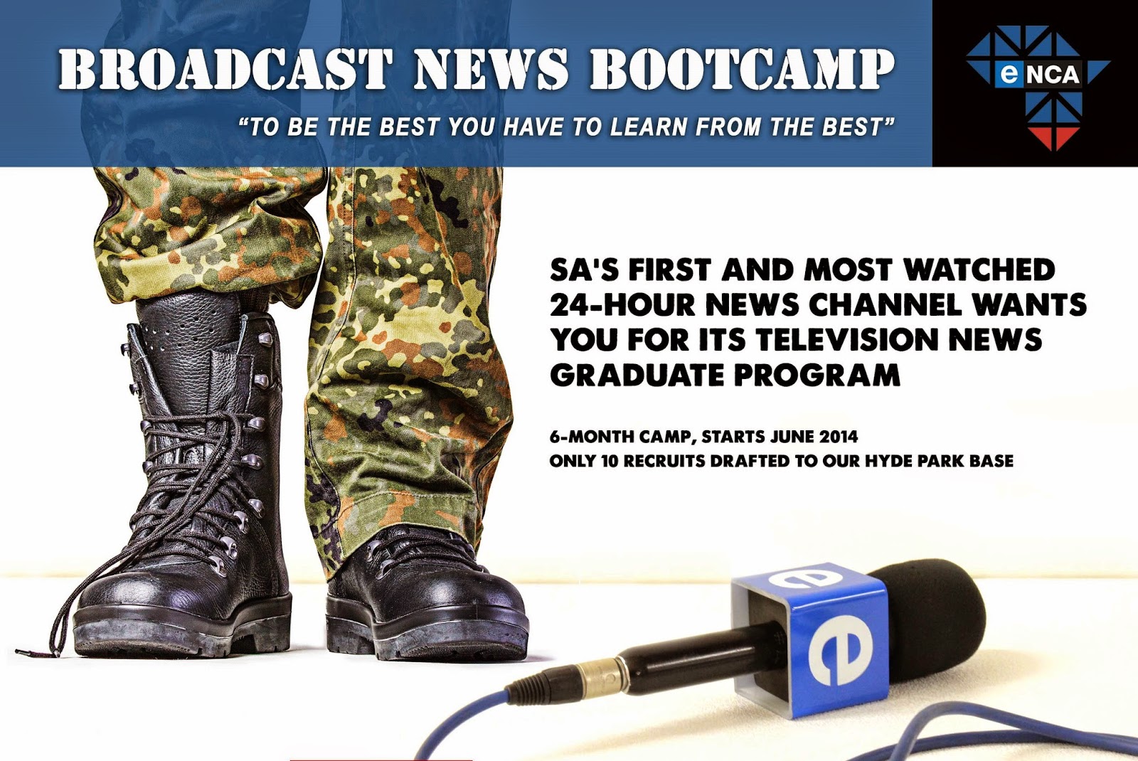 TV with Thinus: BREAKING. eNCA opens entries for new 6 month eNCA News ...