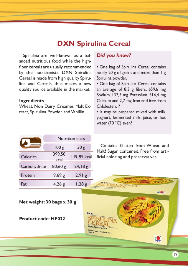 Benefits of products dxn