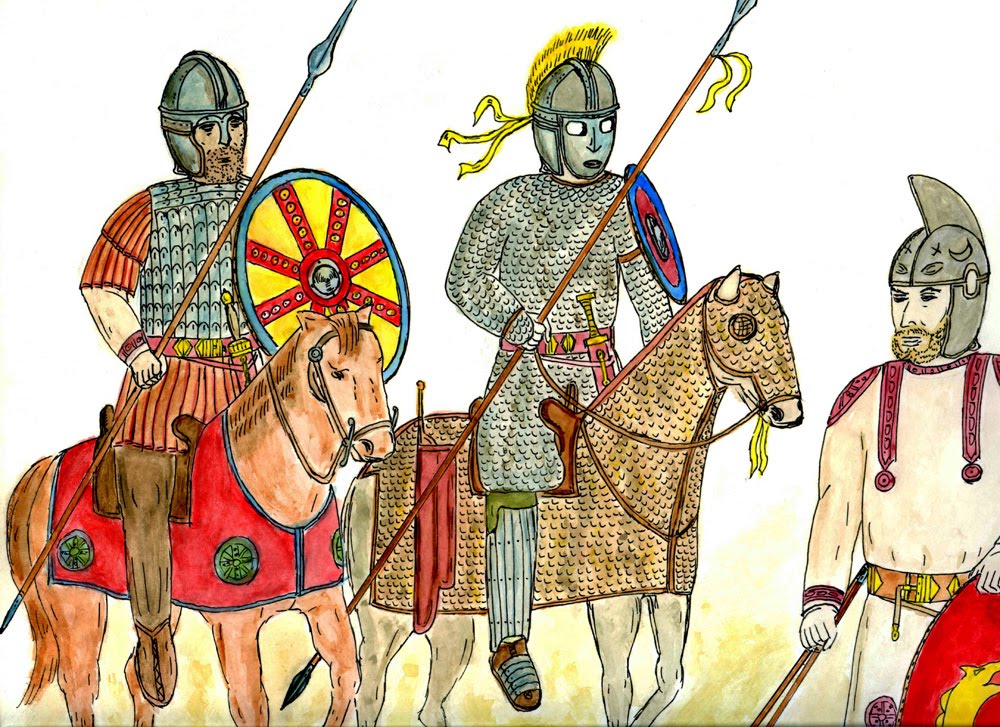 Soldati Romani del Tardo Impero: Soldati Romani nel V° secolo A.D.