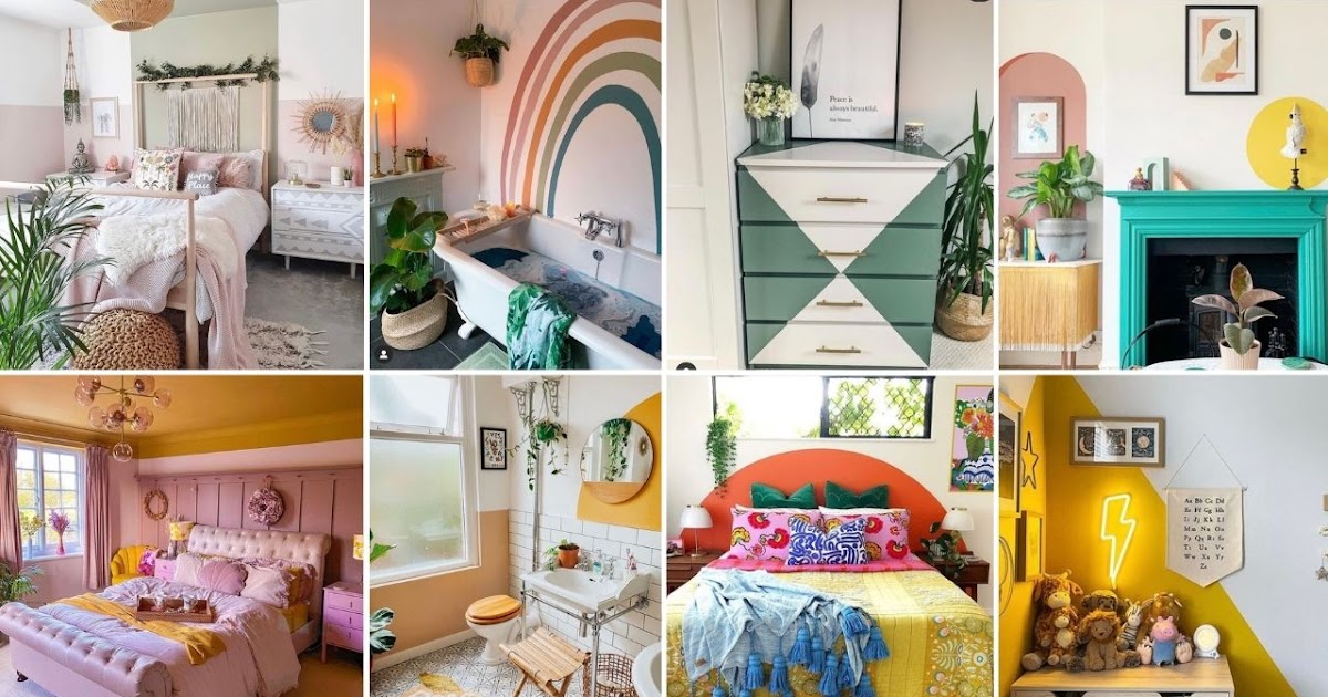 10 simple ways to add colour blocking to your home | Dove Cottage