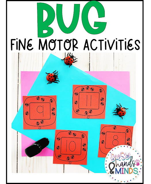 Bugs and Insects Fine Motor Activities | Busy Hands and Minds