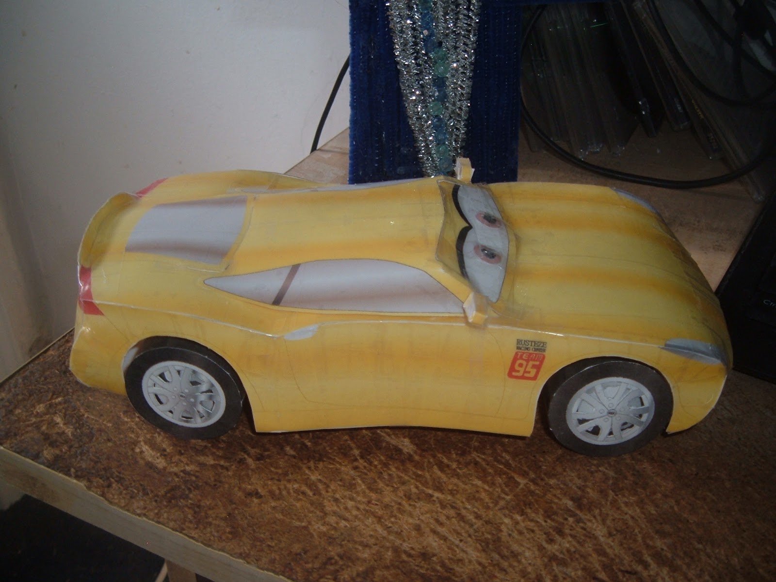 papermodelmatersexclusive's: the all new cars 3 CRUZ RAMIREZ PAPERCRAFT ...