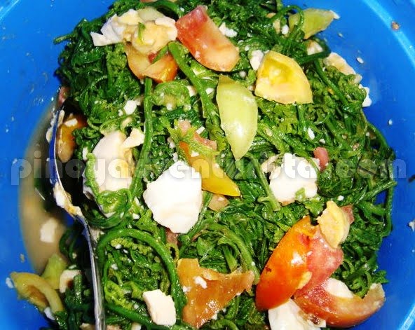 Pinoy Food : A Taste of Baler's Ensaladang Pako | Blogs, Travel Guides ...