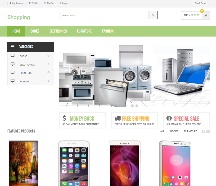 Electronic Shop Management System With PHP & MySQL