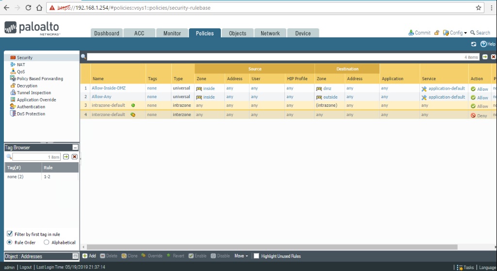 My Cybersecurity Journal: Palo Alto Networks Firewall URL Filtering and ...
