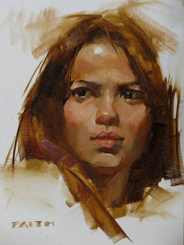 qiang-huang, a daily painter: Head Study 102611