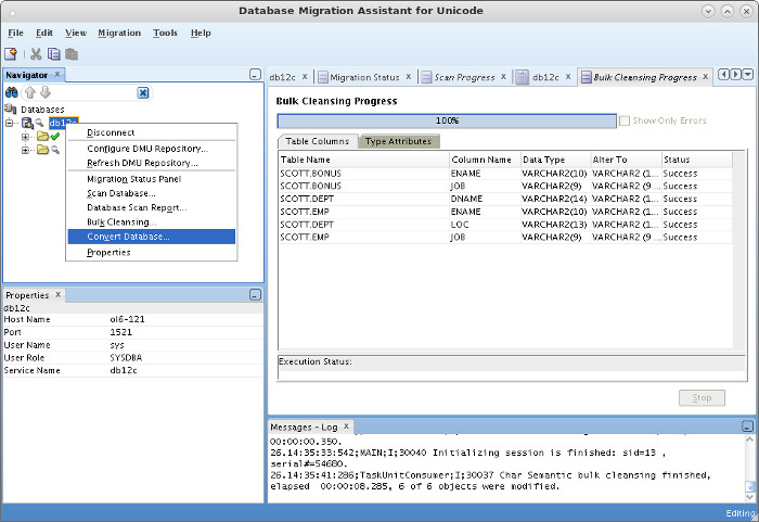 Database Migration Assistant for Unicode (DMU) in Oracle Database 12c ...