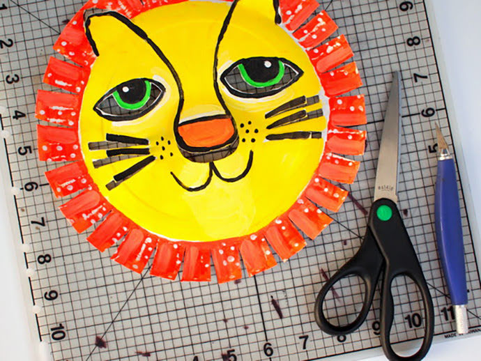 Cara Membuat Topeng Singa dari Piring Kertas dengan Mudah dan ...