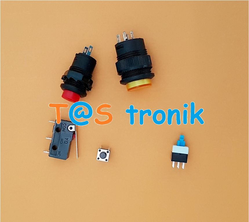 Jenis dan Perbedaan Button Saklar Switch