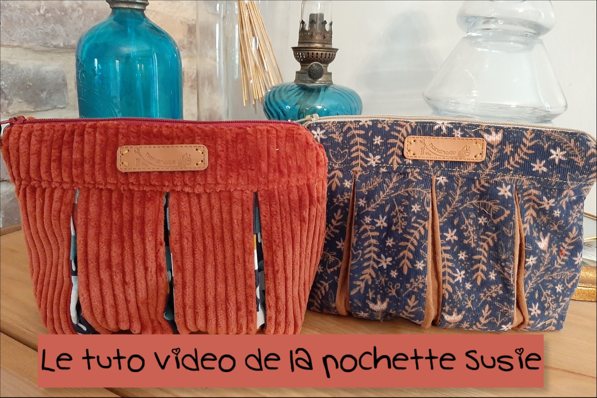 Le tuto vidéo de la pochette zippée Susie - A Plates Coutures