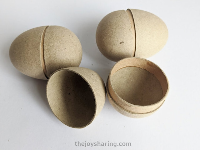 Cardboard Egg Easter Crafts - The Joy of Sharing