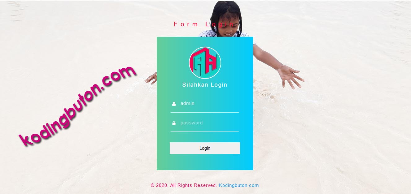 Membuat Form Login Serta Validasi Pada PHP dan MySQL