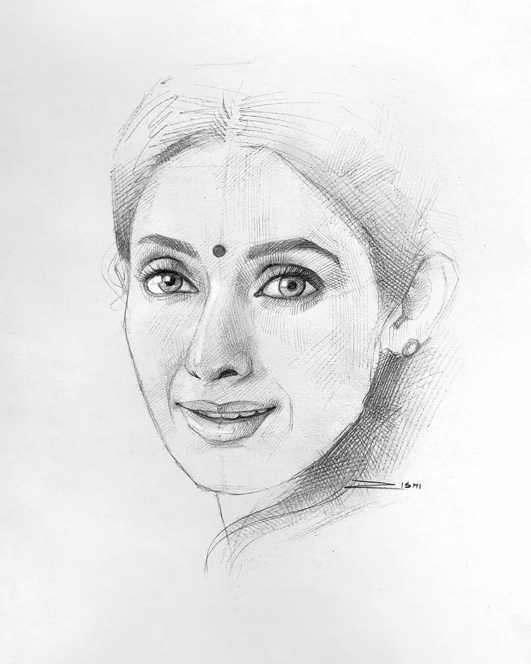 Sridevi: Sridevi fan art: The iconography of Sridevi