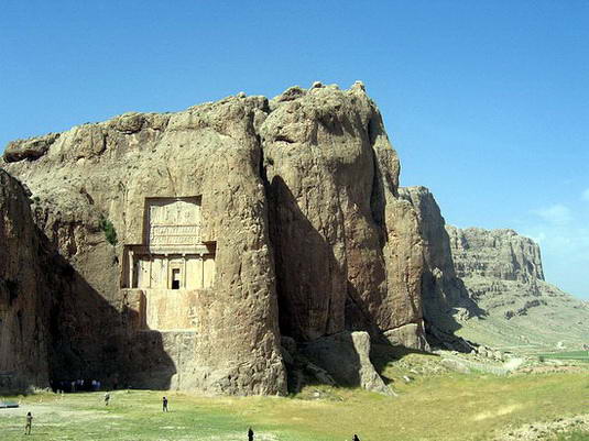 The cliff cite this as a palace by the Emperor of Persia ~ Famous Tourism