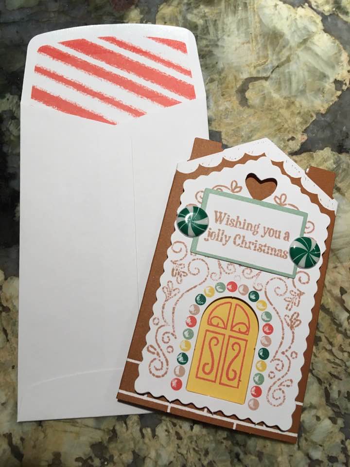 Stampin' Kat: GingerBread House Gift cards