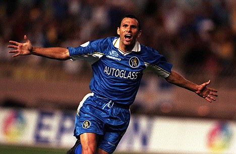 Football Yesterday & Today: Gustavo Poyet - Detailed stats in European Cups