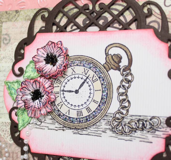 For The Love Of Cards: Best Wishes Pocket Watch