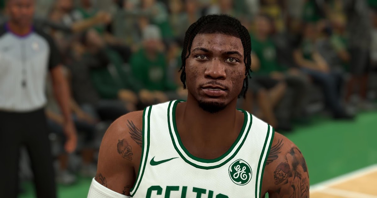 Marcus Smart Cyberface HD, Hair and Body Model By Awei [FOR 2K20]