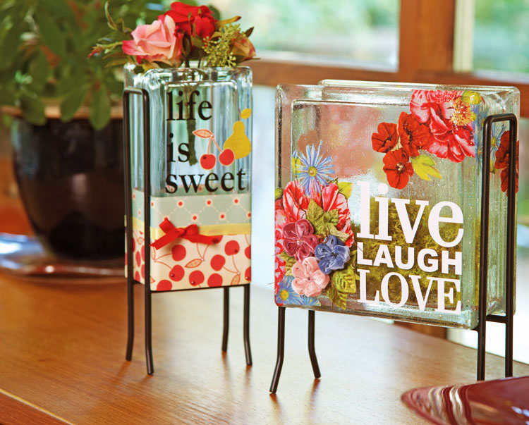 Ben Franklin Crafts and Frame Shop: Inspiration: Glass Blocks