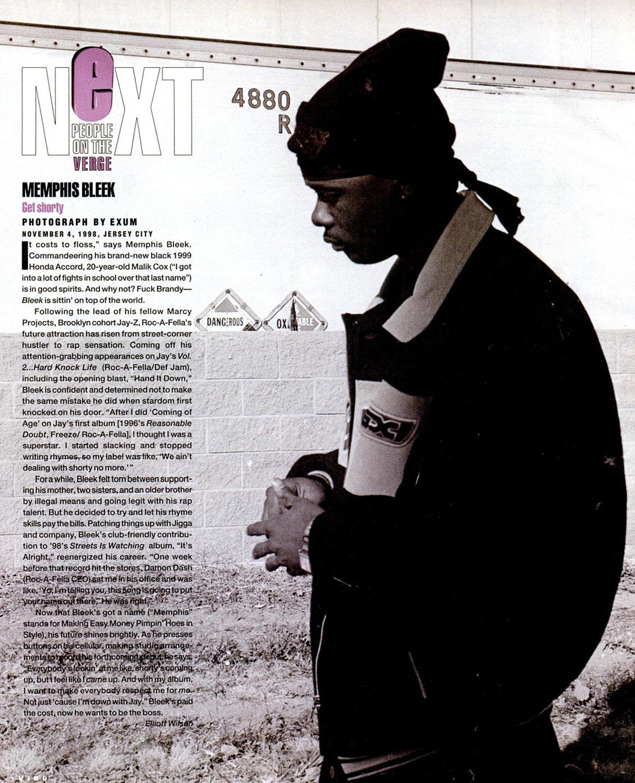 Hip-Hop Nostalgia: Memphis Bleek "Next" Feature In Vibe Magazine ...