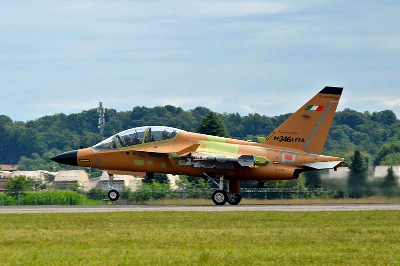 Leonardo’s M-346 Fighter Attack embarks on maiden flight equipped with ...