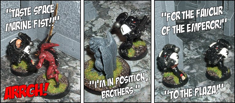 Fantorical: Warhammer 40K Report: Black Templars Verses Bloodletters ...