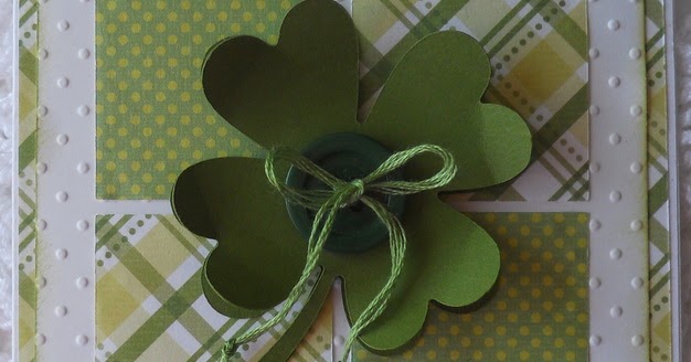 Glenda's Cards: Shamrock Card