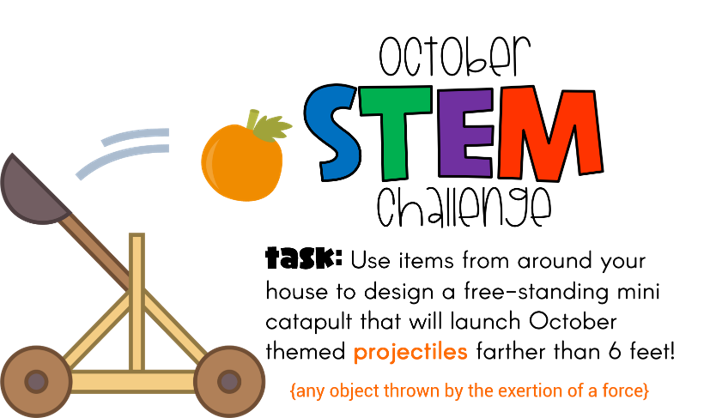 Welcome!: October STEM Challenge