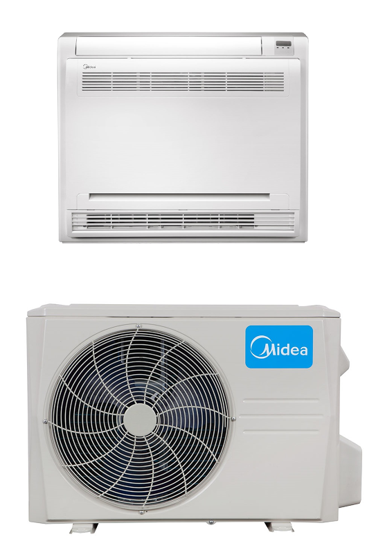All New Mini Split Ductless HeatPump Systems: Floor Console Mini Split ...