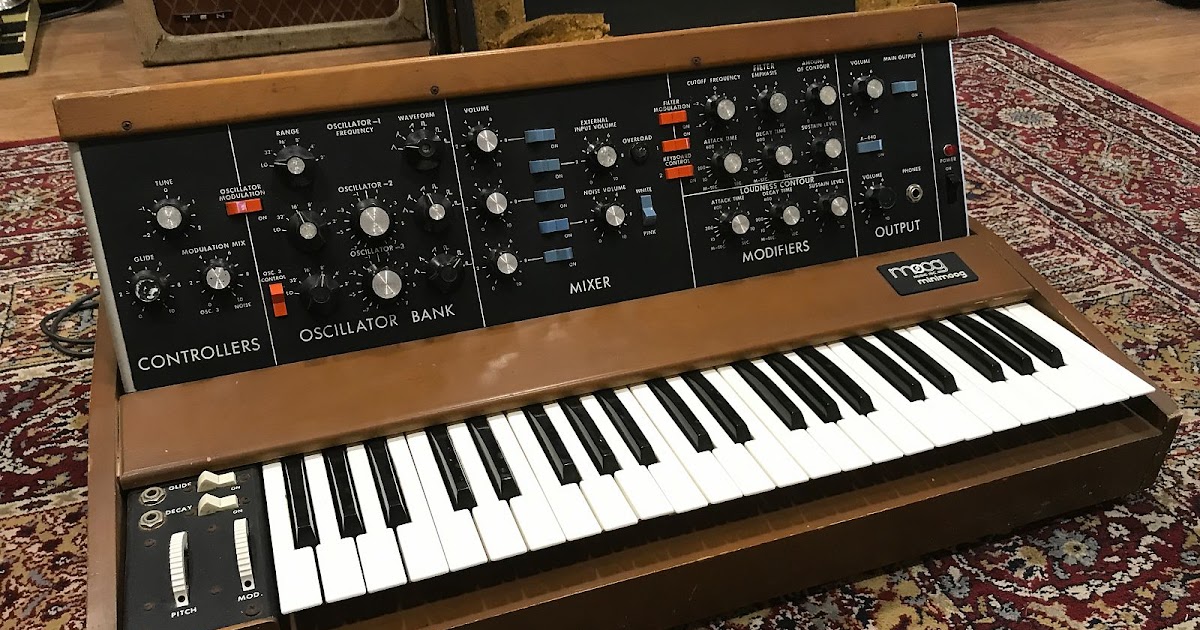 MATRIXSYNTH: Moog MiniMoog Model D 1972 SN 7767