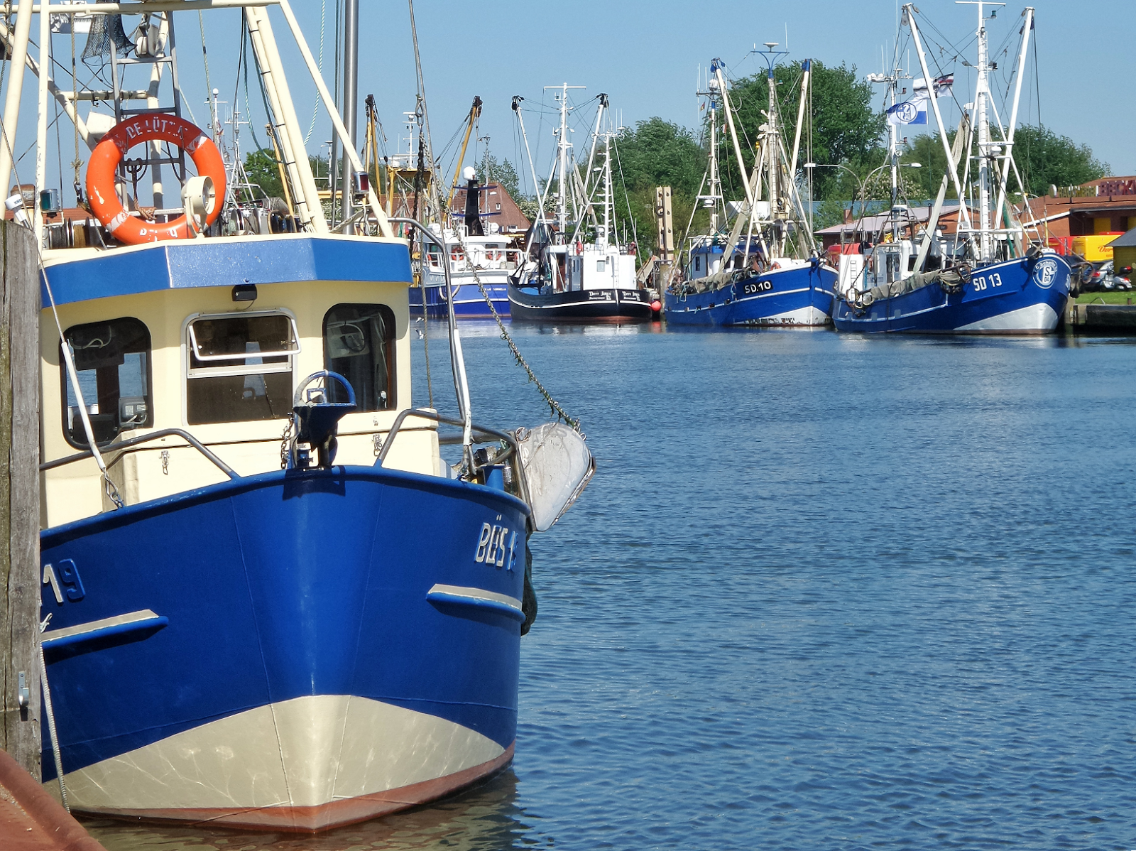 Fotografie....: Die blaue Flotte in Büsum