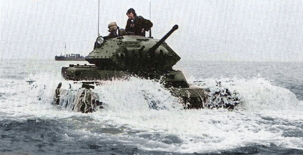 SNAFU!: British experimental A/T1* amphibious tank with 40mm cannon in 1942