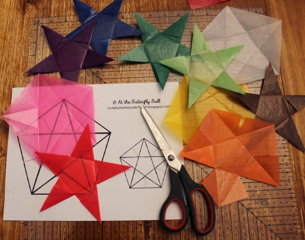 At the Butterfly Ball: New Window Star Tutorial with printable pattern