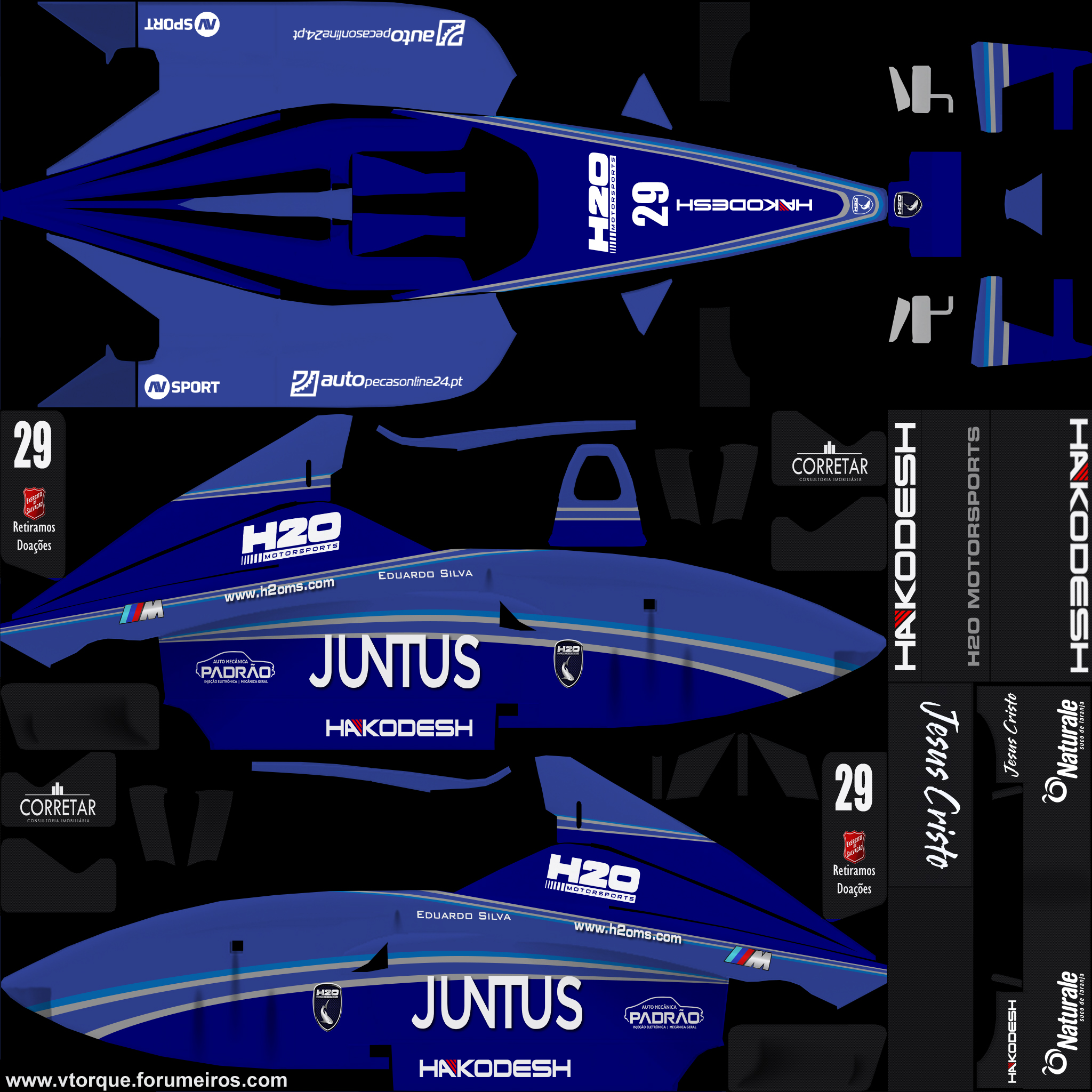 H2O | Equipe de Automobilismo Virtual: SKINS PARA LIVE FOR SPEED