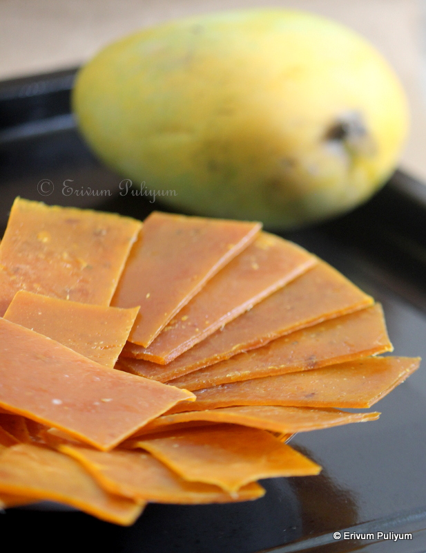 Erivum Puliyum: Aam(Mango) Pappad | Manga Thera (Step by Step Pics)