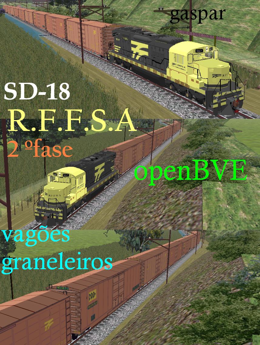 Locomotivas p/ openBVE !!!: Download SD-18 Brasil