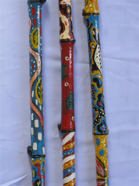 My Crafts: Bamboo Poles Painting