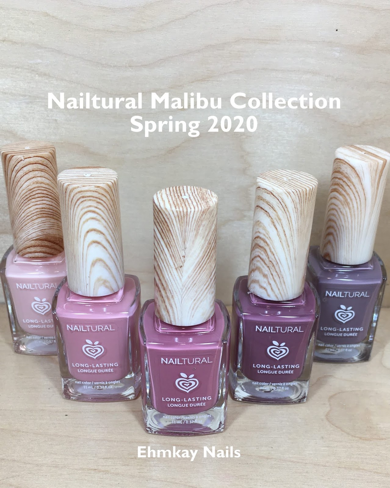 ehmkay nails: Nailtural Malibu Collection for Spring 2020