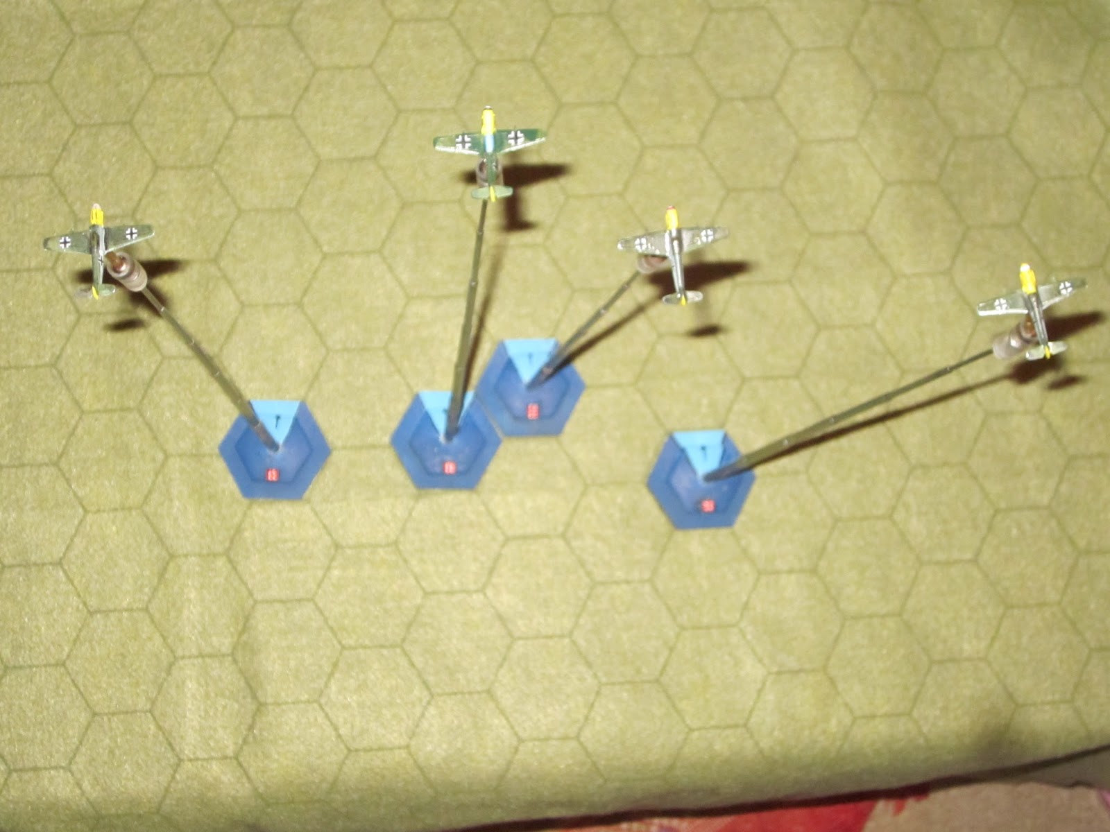 Miniature Inspiration: Completed Flight Stands