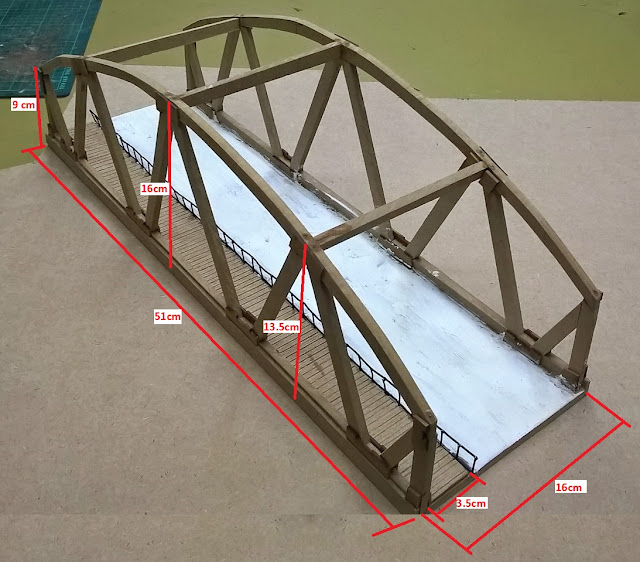 JOHN BOND's WARGAMING STUFF: SCRATCH BUILT MDF BOX GIRDER BRIDGE