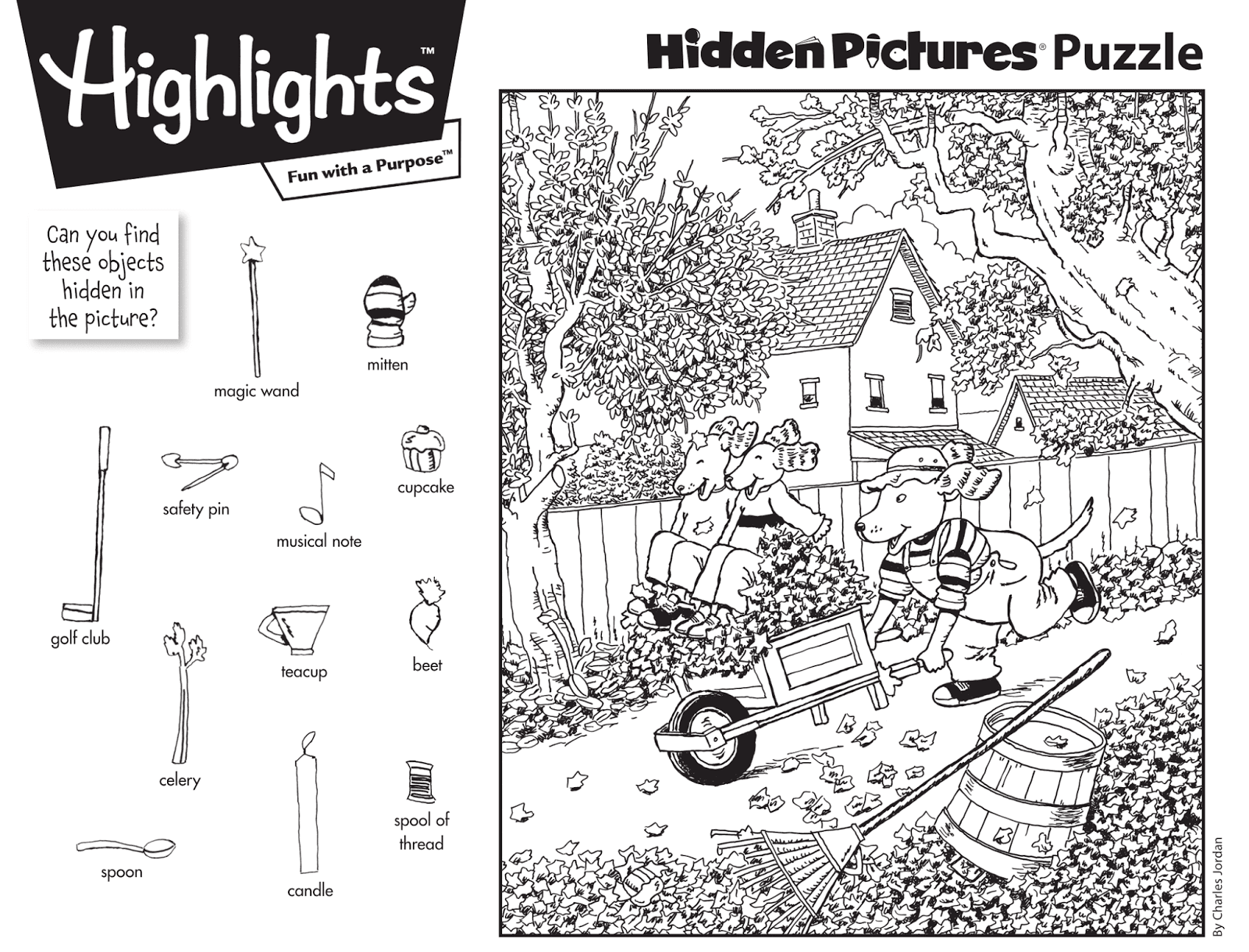 11월 숨은그림찾기 (Highlights Hidden Picture Puzzle) | Our Study Room