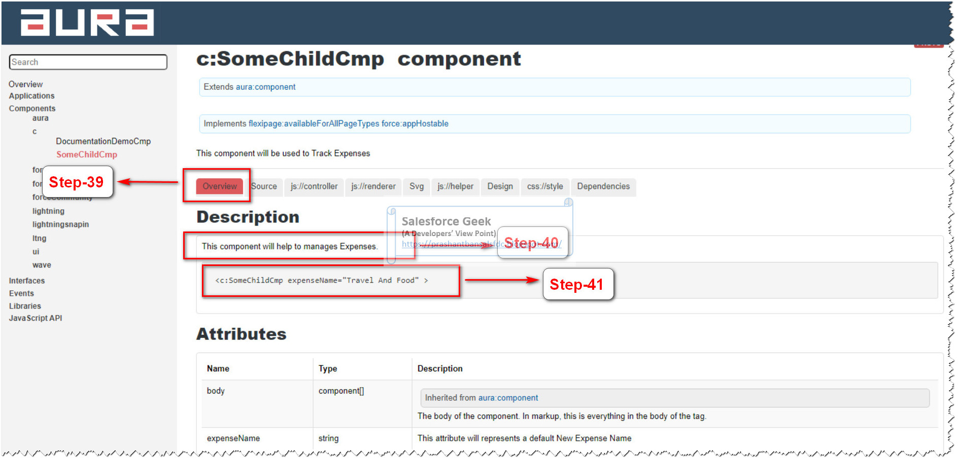Salesforce Aura Framework How To Work With Aura Documentation Framework