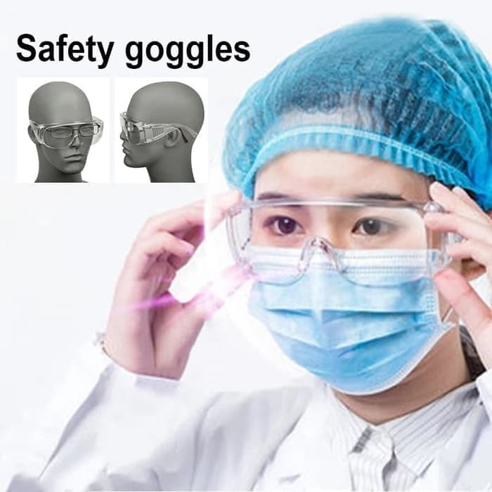 Kacamata Pengaman Lab Safety Goggles Transparan - Puserba - Pusat Serba ...