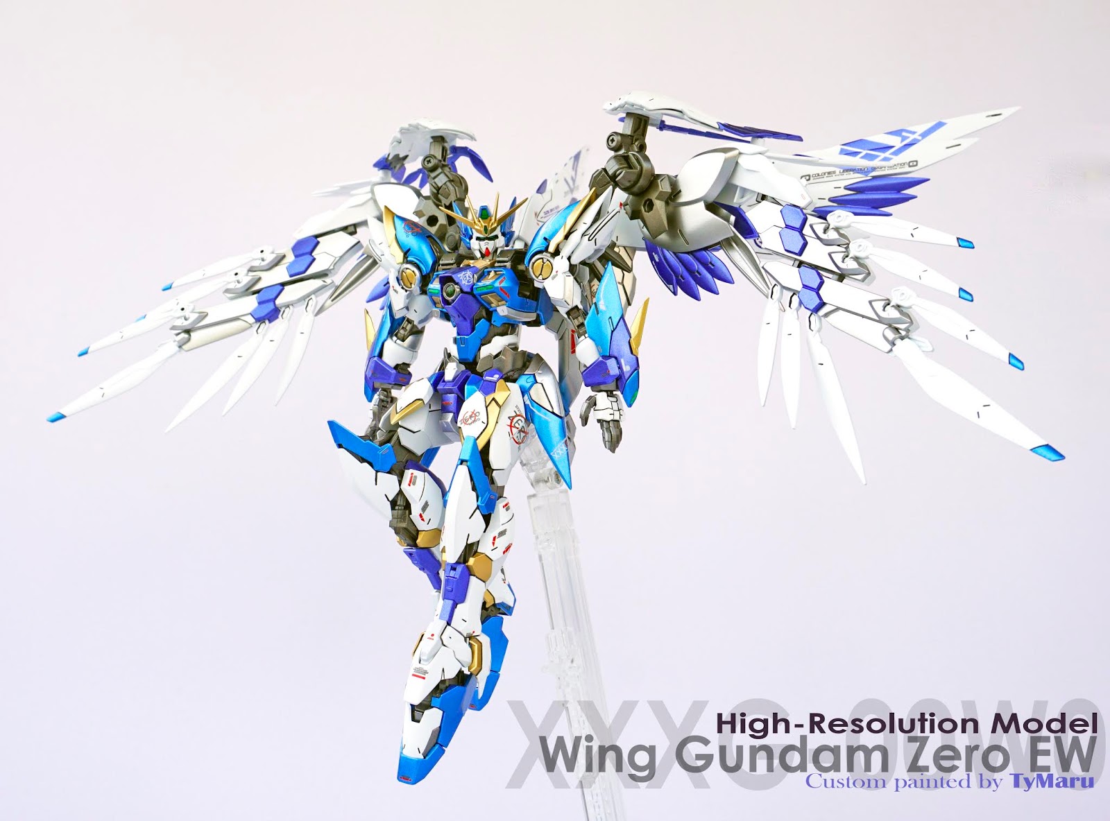 Custom Paint : MG 1/100 Hi-res Wing Zero Gundam