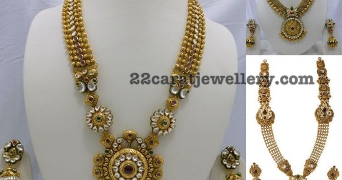 Jhumka Hanging Antique Long Chains - Jewellery Designs