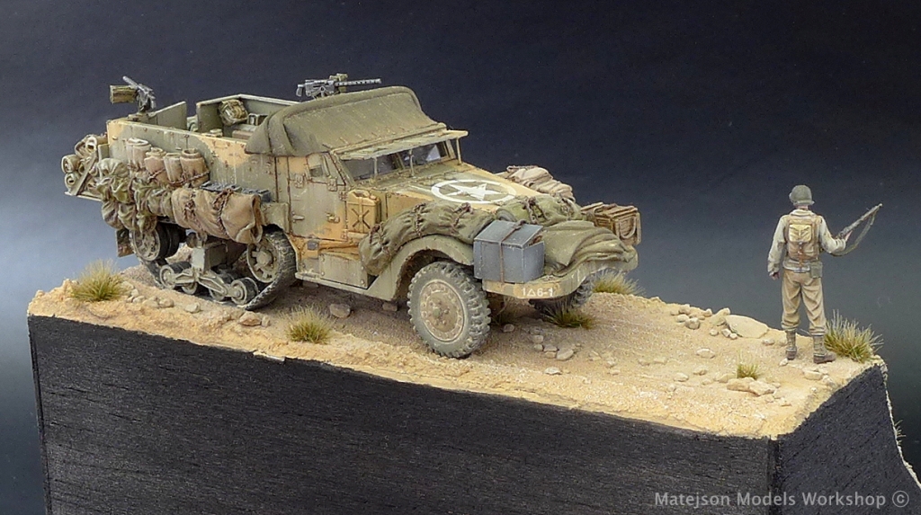 Matejson Models Workshop: [Gallery] M3 Half-Track, Sicily 1943