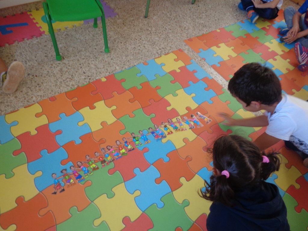 La magia de mirar: APRENDEMOS A HACER LA FILA POR ORDEN DE LISTA.