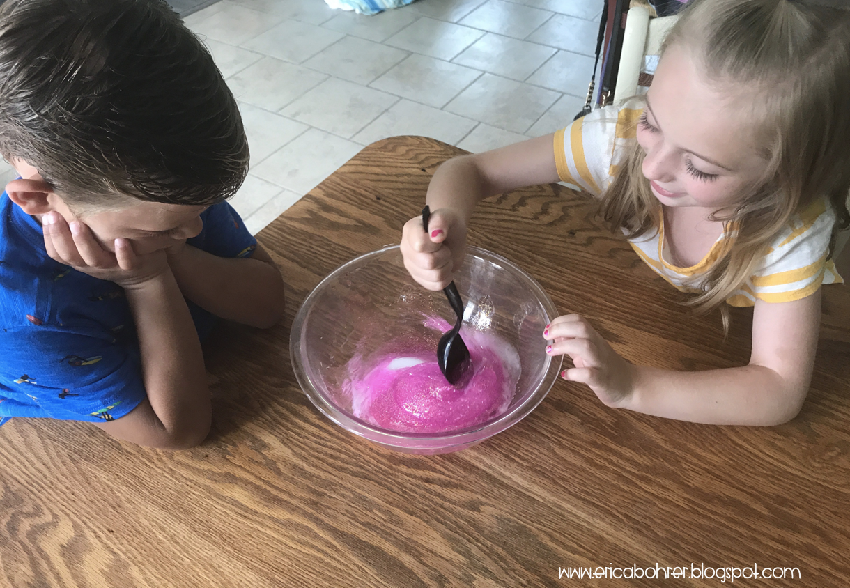 Glitter Slime: Three Ingredients and Kid Safe | Erica's Ed-Ventures ...