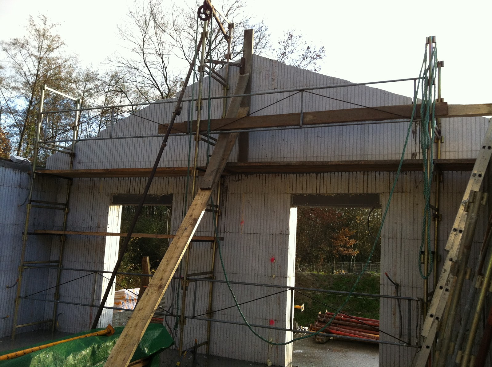 Notre projet maison EUROMAC 2: Elaboration des pignons